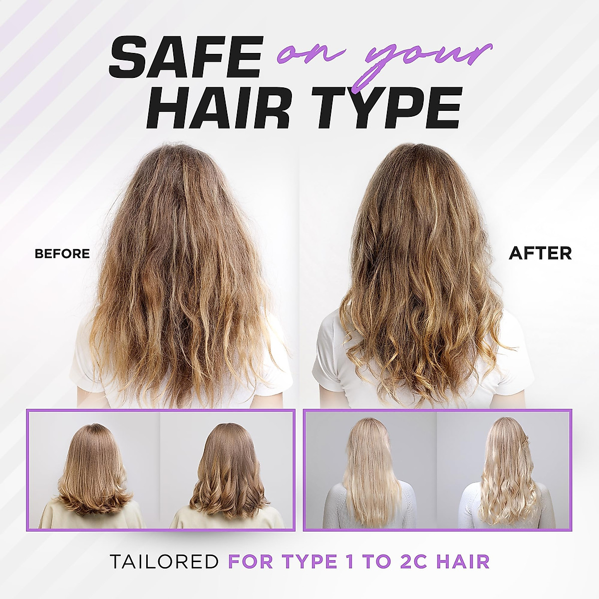 Fagaci Professional Large Round Brush with Natural Boar Bristles for Blow Drying, Nano Technology Ceramic+Ionic for Hair Styling, Volumizing and Healthy Hair - 4 Styling Clips Included