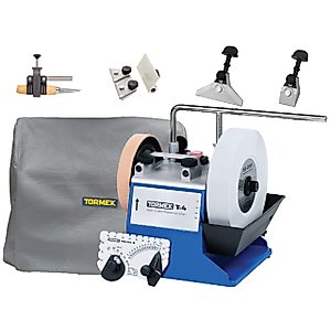 Tormek T-4 Chef’s Kit (Tormek T-4 Original Sharpener + KJ-45 Centering Knife Jig + KJ-140 Wide Centering Knife Jig + SVM-00 Small Knife Holder Jig + SVX-150 Scissor Jig + MH-380) (US Version)