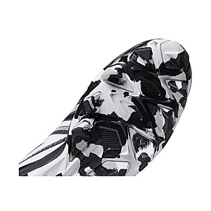 adidas Men's Freak Spark 23 Football Shoe, Black/White/Black (Molded), 9