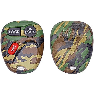 Dorman 13622GNC Keyless Entry Transmitter Cover Compatible with Select Cadillac / Chevrolet / GMC Models, Green Woodland Camouflage