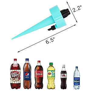 Plant Self Watering Planter Insert Spikes Stakes, Plant Watering Devices, Automatic Plant Waterer for Vacations Outdoor Indoor Potted Plant Drip Irrigation Watering Devices (12 Pack)