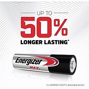 Energizer AAA Batteries, Max Triple A Alkaline, 16 Count