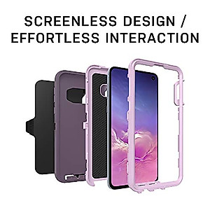 OtterBox DEFENDER SERIES SCREENLESS Case Case for Galaxy S10e - BLACK