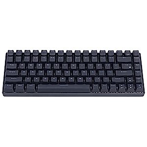 ciciglow Mechanical Gaming Keyboard, Portable 84 Keys USB C Keypads with RGB Backlight Light for PC Gamers Laptop Work，Wired Keyboards with Type C Port(Black)