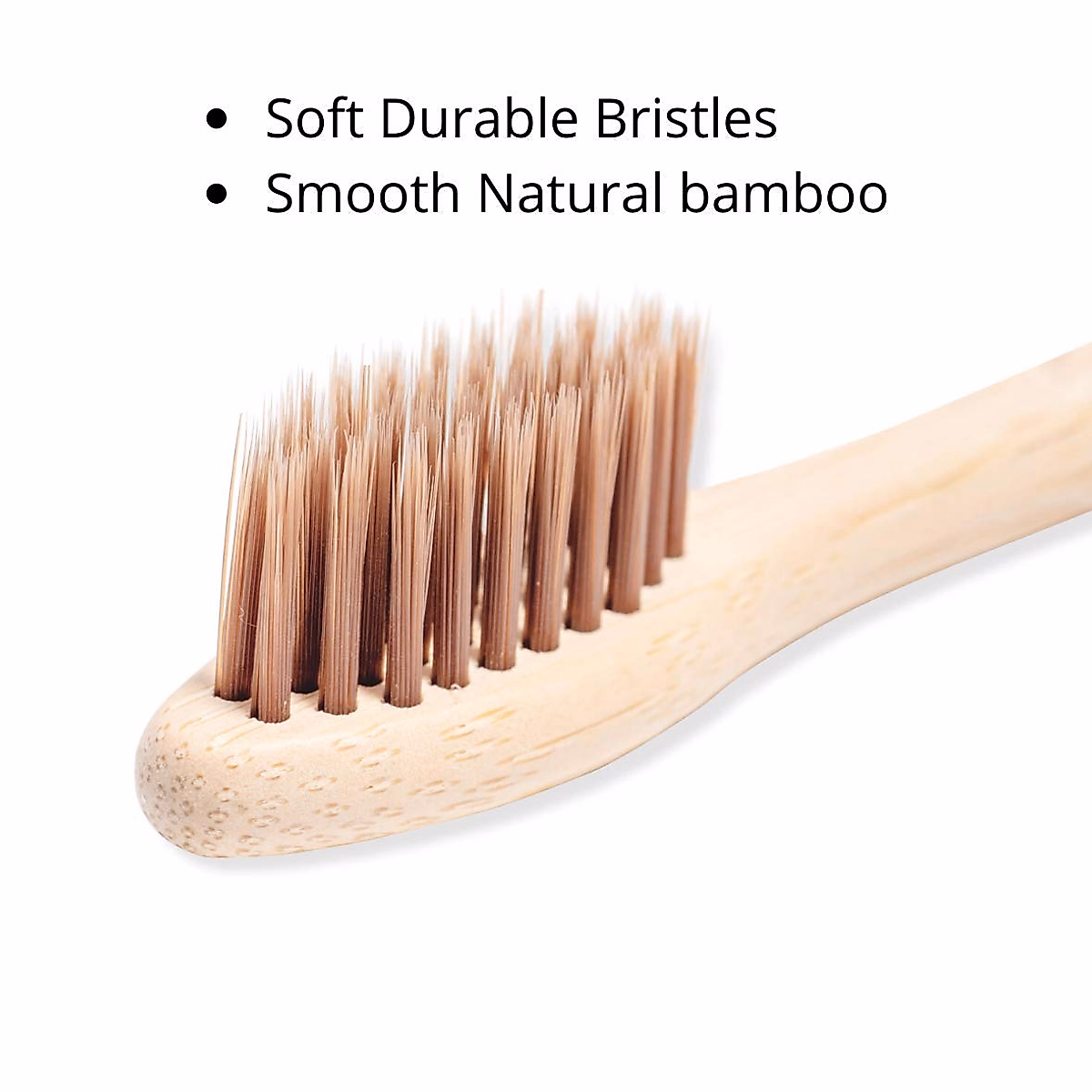 Bamboo Toothbrushes (5-pack) - Family Pack of 4 +1 Toothbrushes - Adult and Kids Toothbrush sized - Bamboo Toothbrush Soft Bristle - Natural Toothbrush - Wood Toothbrush - Better for the planet.