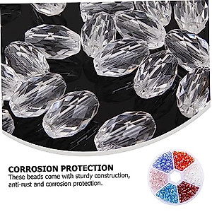 COHEALI 1 Pack Crystal Beads Bracelet Kit Beads Bracelets Beads Decorative Beads Round Beads Round Bracelet Beads Gemstone Beads Glass Beads Parts DIY Jewelry Making Accessory Necklace