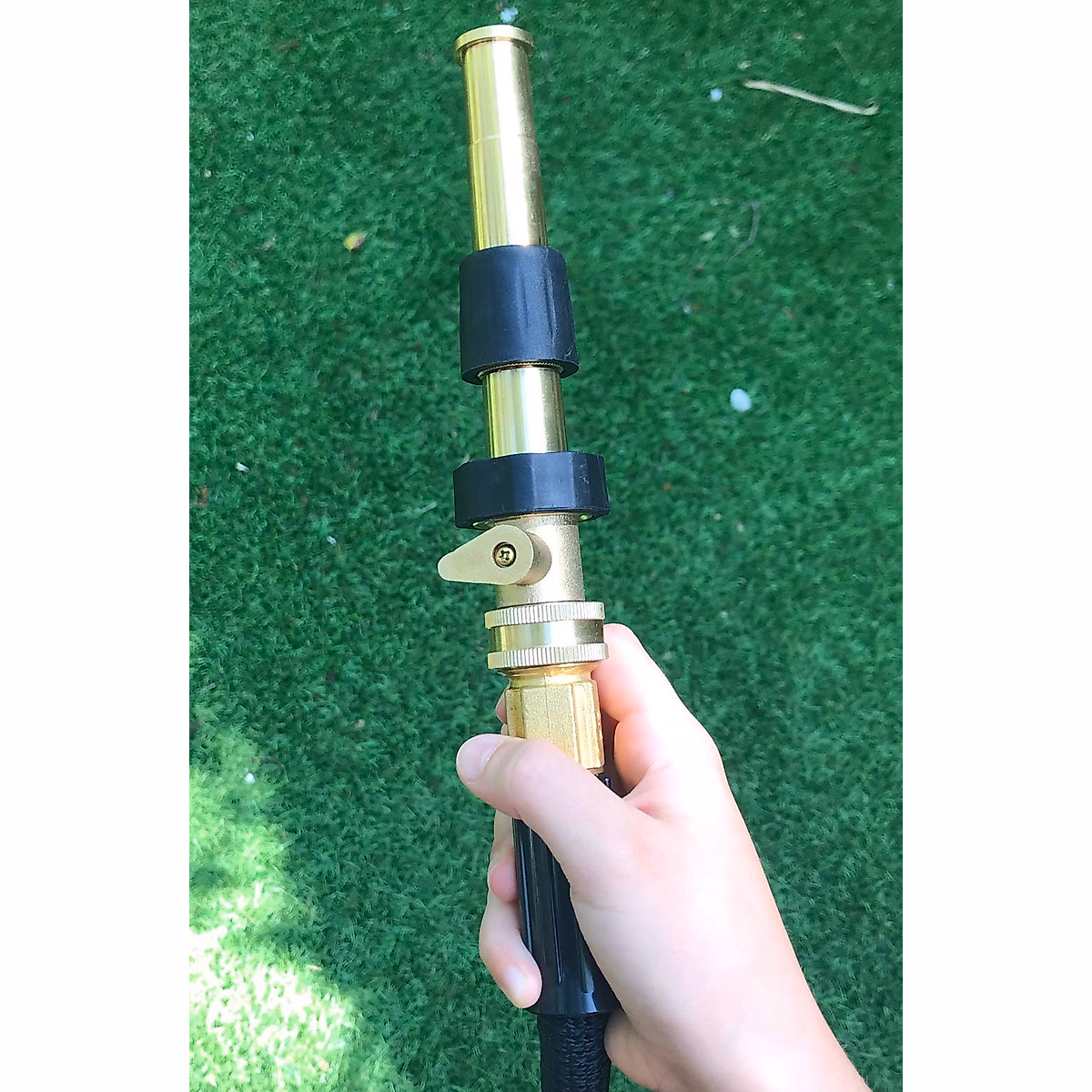 Heavy Duty Brass Garden Hose Shut Off Valve [2 Pack] | Garden Hose Connector | Garden Hose Valve | Water Hose Shutoff Valve Hose On/Off Valve Garden Hose Connector | Extra Pressure Washers