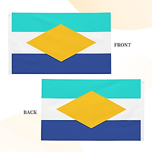 POOEDSO Flag Of Snowchester, Dream Smp Flags 3x5 Ft Outdoor Double Sided Flag Polyester Lightweight Flags Funny Home Yard Decoration 3by5 Flags