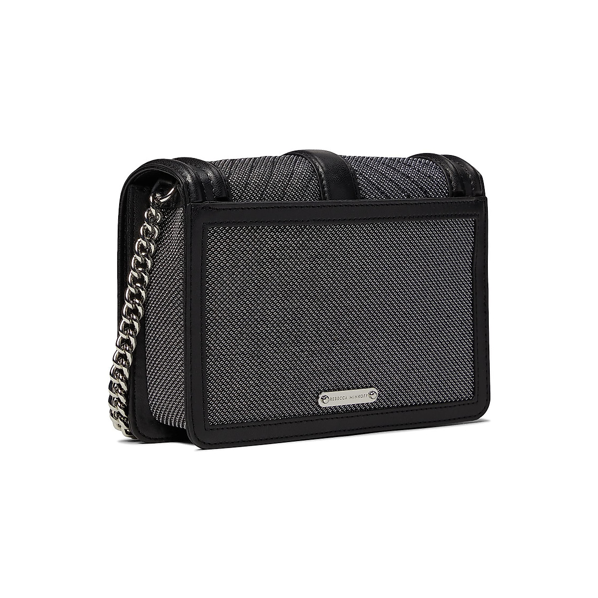 Rebecca Minkoff Chevron Quilted Small Love Crossbody Fuchsia One Size