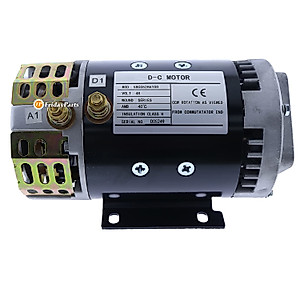 FridayParts 48V CW 2.06kW Function Motor 48504GT 5BCG52HA100 140-22-4001A 94196 Compatible for Genie Articulated Boom Lift Z-30/20N Z-34/22 DC Z-34/22N Z-45/22 DC Z-45/25J