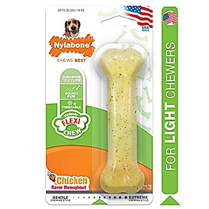 Nylabone Flex Moderate Chew Dog Toy Chicken Medium/Wolf (1 Count)