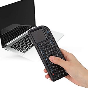 125 2.4G Mini Wireless Keyboard with Touchpad Mouse, 69 Keys USB Wireless Keyboard, 3-in-1 Multifunction UKB-100-RF USB Pocket Mini Wireless Keyboard for PC/Tablets/TV/Xbox/Smartphones
