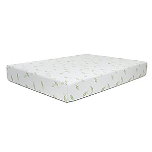 NapQueen Anula, Twin-XL 6'' Green Tea Memory Foam Mattress, Bed in a Box