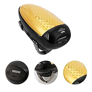 Professional Cord/Cordless Handheld Heat Massager,USB Charge Vibration Neck/Legs/Hand Massage, 2 Massage Nodes，1 Hot Button (Convex)