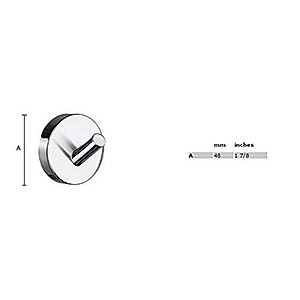 SMEDBO SME, Polished Chrome HK355 Towel Hook Single
