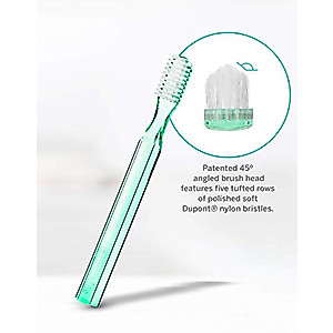 Supersmile New Generation 45° Patented Toothbrush, Green, 2 Count