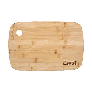 ust Bamboo Cutting Board 3.0 for Food Preparation with Moisture Resistant and eco Friendly Design for Camping, and Everyday use