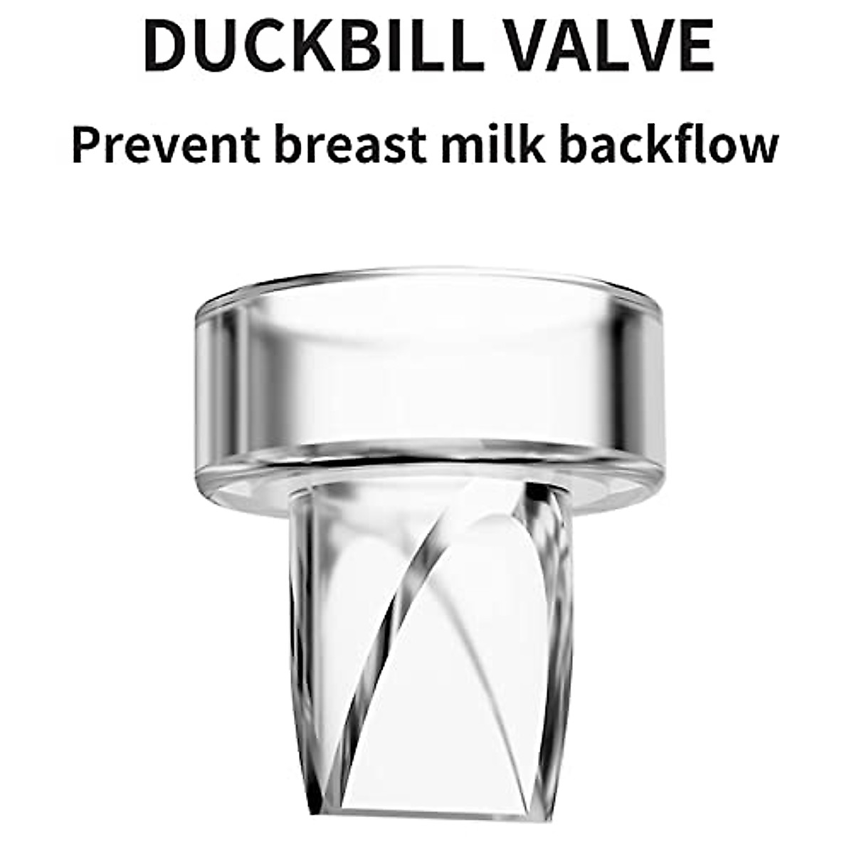Mompmuir Duckbill Valves & Silicone Diaphragm Compatible with Momcozy / TSRETE / HAUTURE / PADRAM /LoveOfLive /OMFMF / S9 Pro/S10/S12 Parts Replace, Wearable Breast Pump Accessories (8 Piece Set)