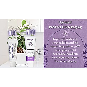 SprinJene Natural SLS Free Fluoride Free Toothpaste for Sensitive Teeth & Gum, Fresh Breath & Helps Dry Mouth Vegan Dye Free 1 Pack (Improved)