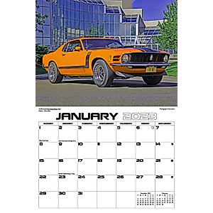 Classic Mustangs 2023 Calendar