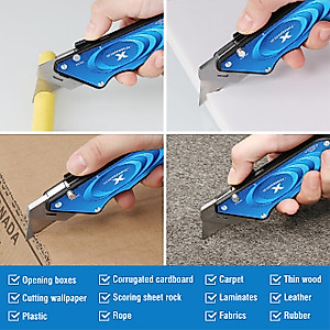 Olympia Tools Turboknife X Utility Knife 33-134, Blue