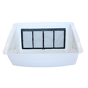 Cynder 02064 Impact Resistant Universal Roof Vent Cover RV Camper Trailer RV Motorhome (White)(2 Pack)