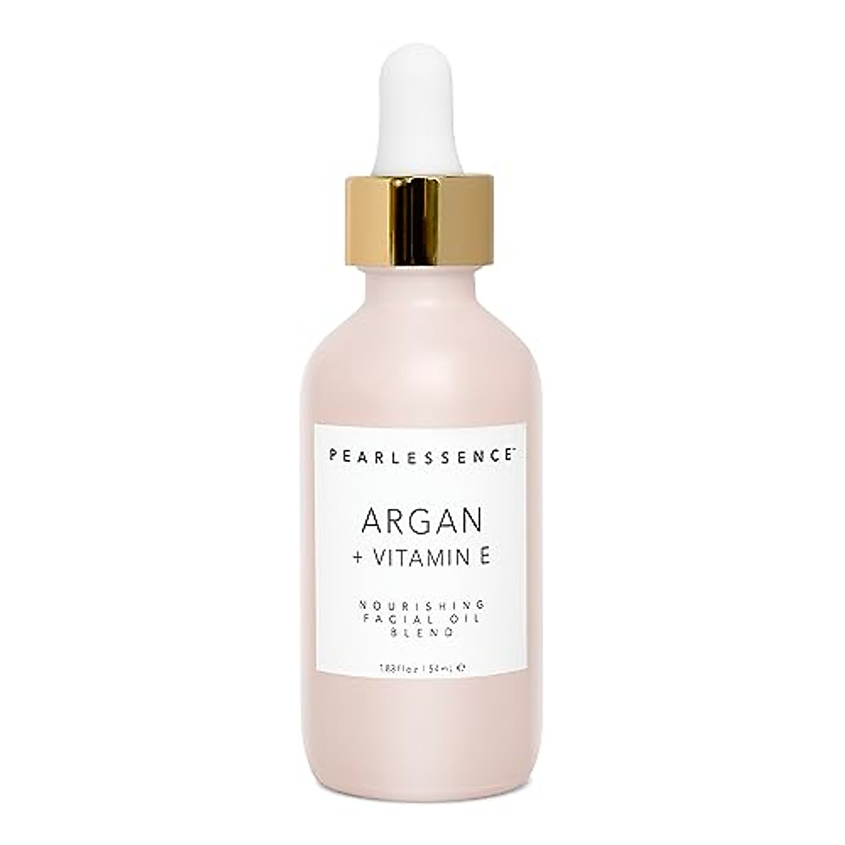 Pearlessence Argan & Vitamin E Facial Oil | Powerful Hydration to Help Balance, Revive & Rejuvenate Skin | Made in USA, Cruelty Free & Paraben Free