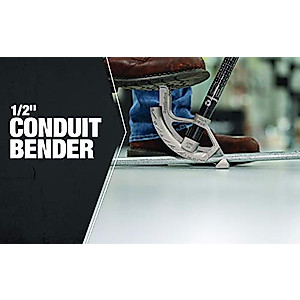 Southwire MCB 1/2-inch Conduit Hand Bender, EMT Aluminum Head with Handle for Stub-Ups, Offsets, Back-to-Back, Saddle Bends