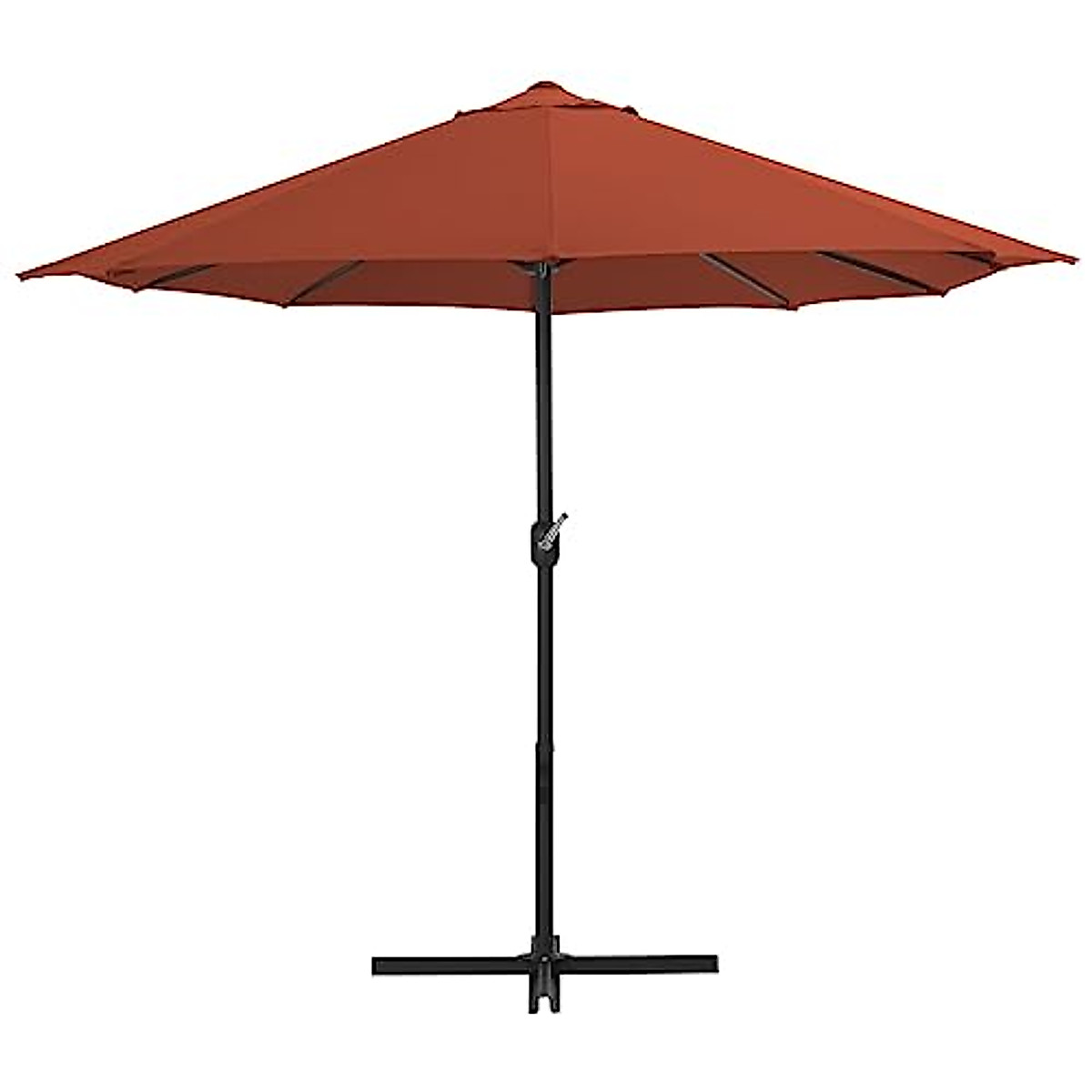 Annlera Patio-Umbrellas 181.1"X106.3"X96.9" Brown,Fabric+Aluminum Pole and Ribs,Garden Umbrella Pool Umbrella Backyard Umbrella Double-Top Parasol,Uv Protective and Anti-Fade