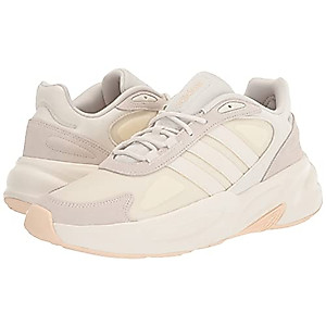 adidas Women's Ozelle Running Shoe, Cloud White/Cloud White/FTWR White, 8