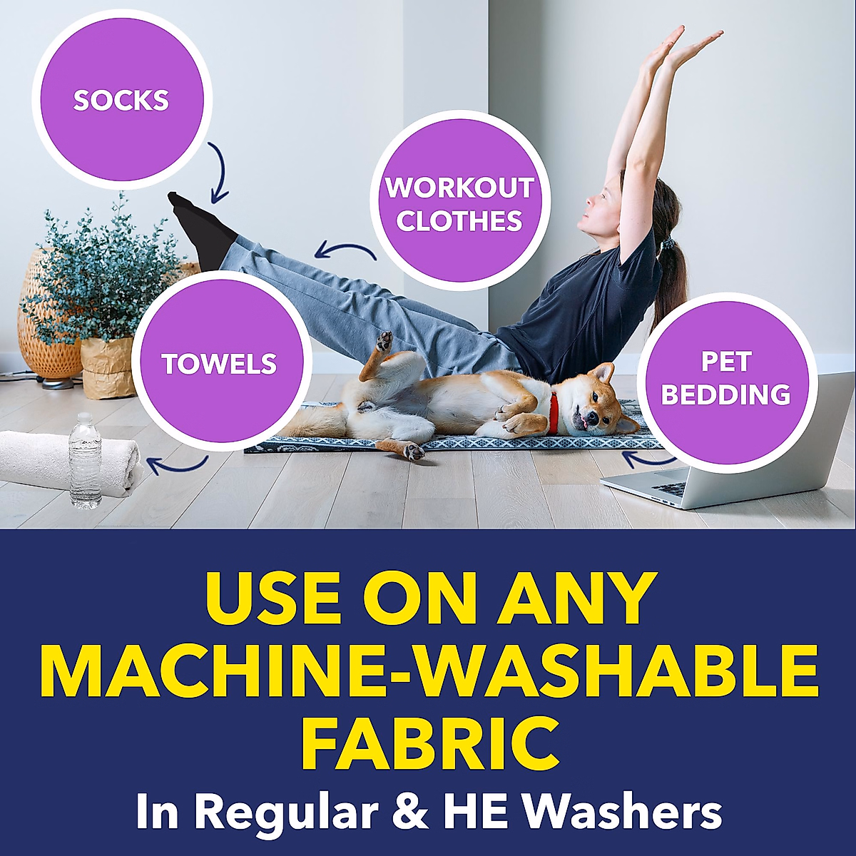 OxiClean Odor Blasters Odor and Stain Remover Laundry Booster Liquid, 50 fl oz