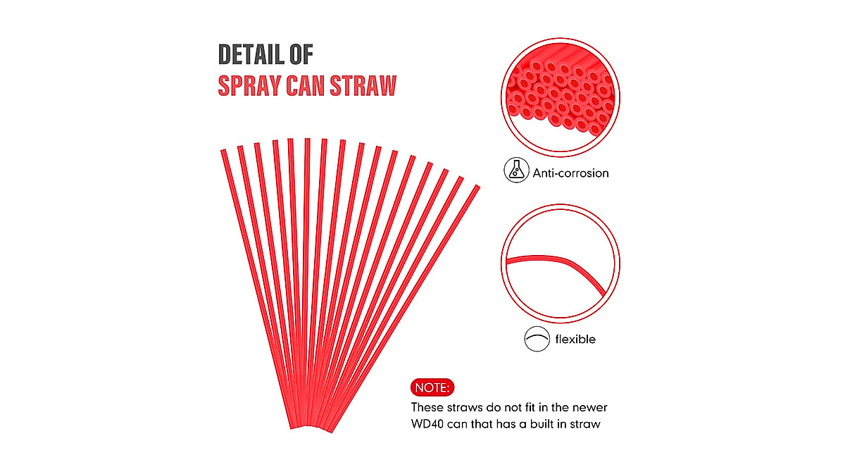 Spray Can Straw Replacement - Easy to Install, Durable