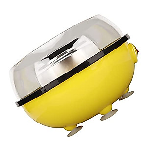 Cotton Candy Maker, Yellow Simple Operation Low Noise Detachable Cotton Candy Making Machine Strong Motor for Children(#1)