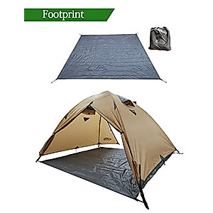 Camppal Footprint Custom Made to Fit for Camppal Backpacking Tent of MT066 for 2-3 persons