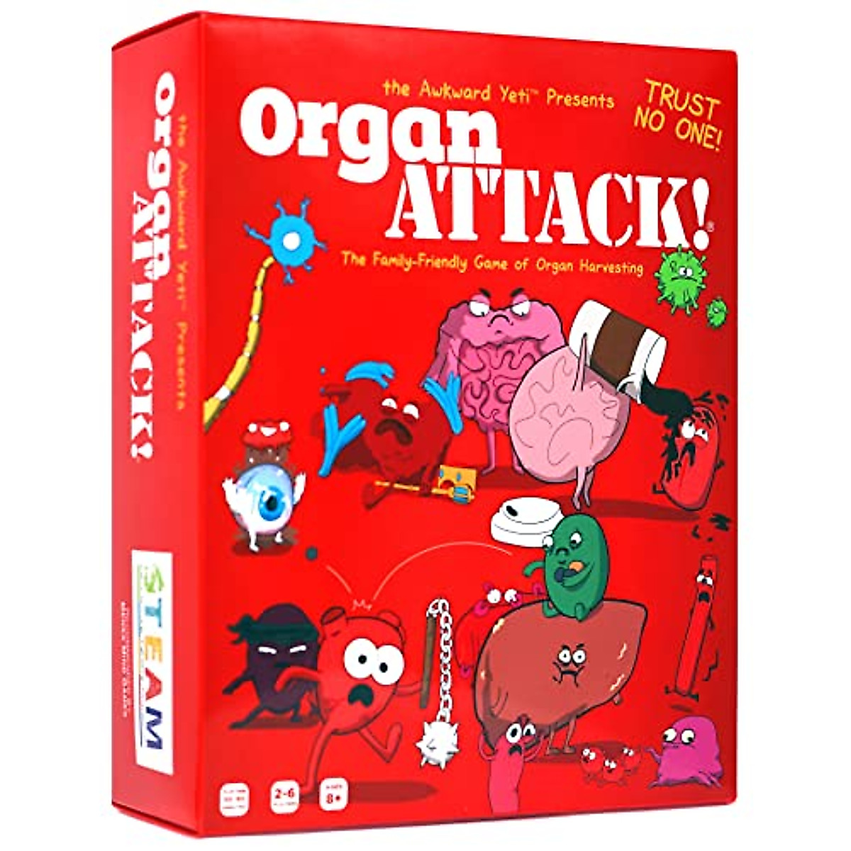 The Awkward Yeti Organ Attack! Card Game