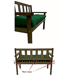 Srutirbo Waterproof Indoor/Outdoor Bench Cushion Garden Non-Slip Swing Chair Cushion,Thicken 8CM Loveseat Cushion Patio Furniture Swing Wicker Garden Bench, Indoor Lounger Seat (47x19in, Hawaiian)