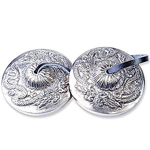 Himalayan Bazaar Tingsha Cymbals Bells - Easy To Play - Meditation Mindfulness Bronze Chime For Chakra Healing Sound Bath Spiritual Gifts Handcrafted Tibetan