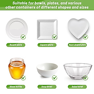 90Pcs Reusable Elastic Food Bowl Storage Covers, Sublaga Bowl Covers, Variety of 5 Translucent Stretchable Sizes and Colorful Dish Plate Covers, Alternative to foil, Plastic Wrap,BPA Free