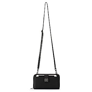 Sakroots womens Arcadia Recycled Large Smartphone Crossbody, Black, One Size US