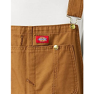 Dickies mens Bib overalls and coveralls workwear apparel, Brown Duck, 30W x 30L US