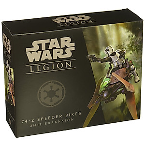 Star Wars: Legion 74-Z Speeder Bikes UNIT EXPANSION - Deploy Lightning-Fast Scouts! Tabletop Miniatures Strategy Game for Kids & Adults, Ages 14+, 2 Players, 3 Hour Playtime, Made by Atomic Mass Games