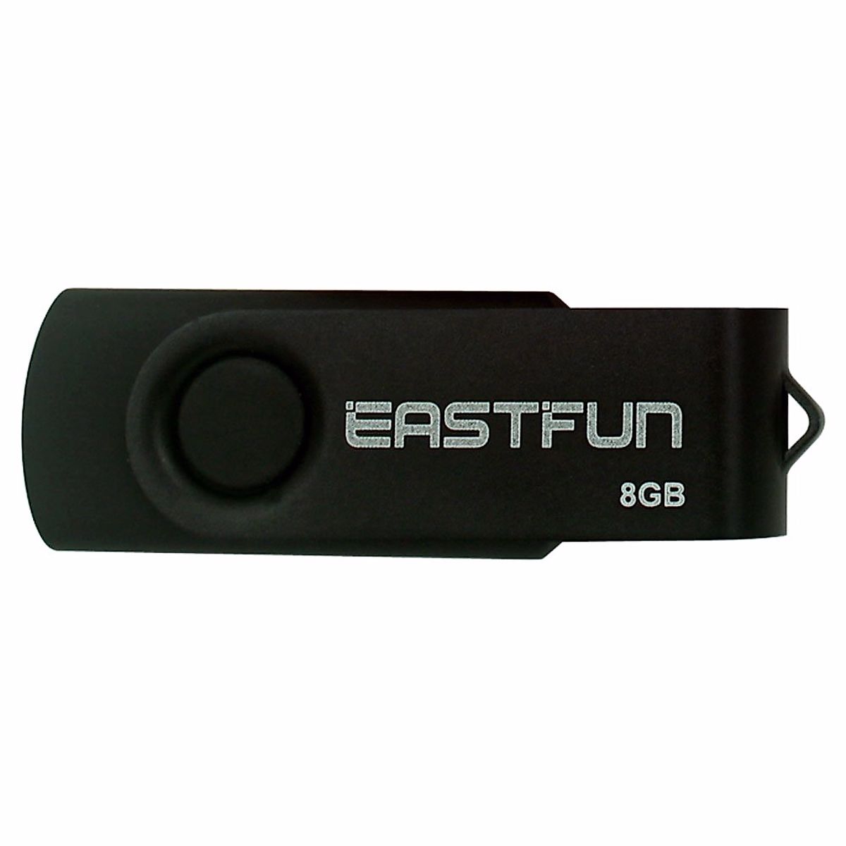 EASTFUN 5 Pack 8GB USB Flash Drive USB 2.0 Flash Memory Stick Fold Storage Thumb Stick Pen (Five Mixed Colors: Black Rose Blue Purple Green)