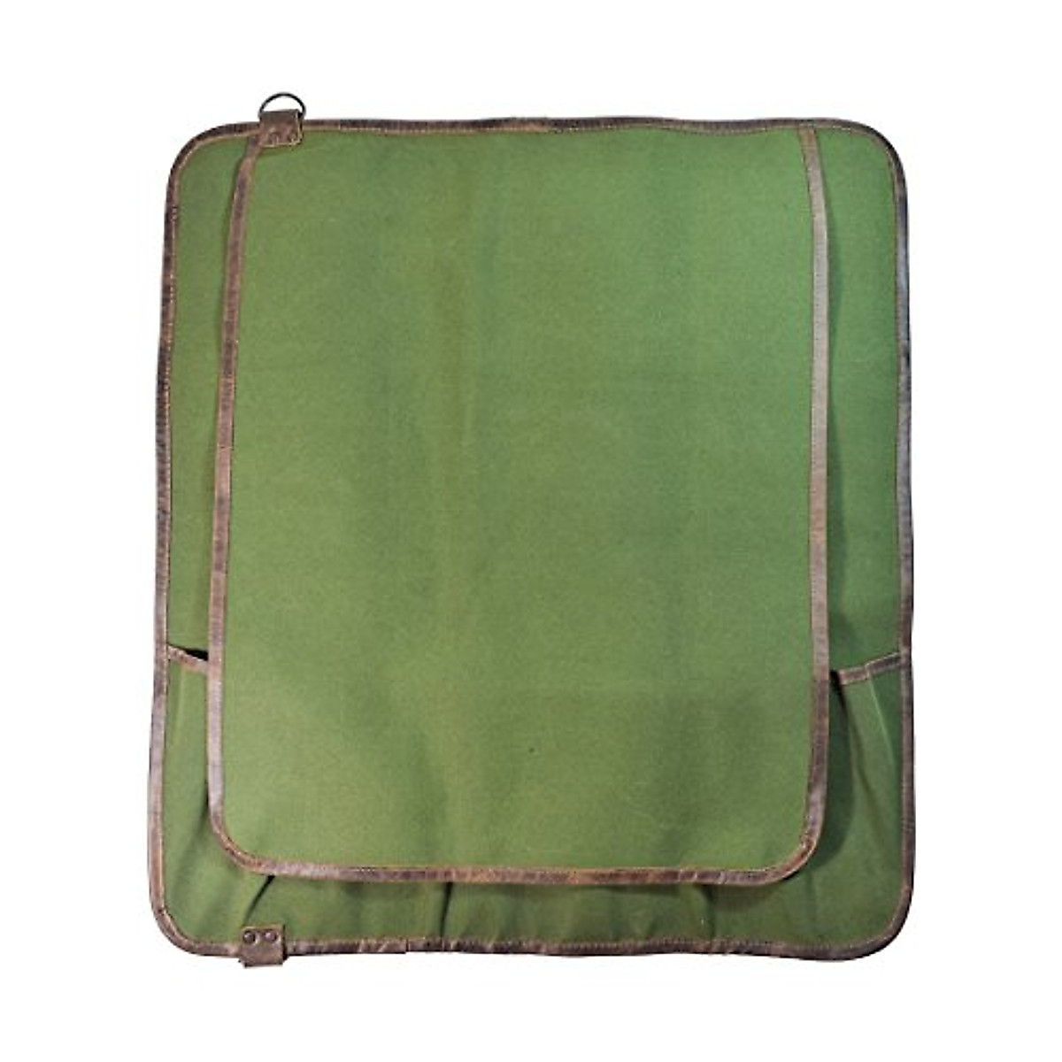 Hide & Drink, Durable Leather Knife Roll With Durable Water Resistant Canvas Lining (8 pockets) Handmade :: Bourbon Brown