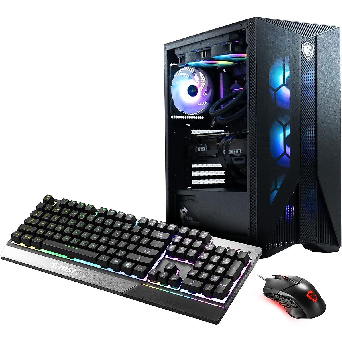 2023 MSI Aegis RS 13NUF-439US (Intel Corei7-13700KF, 32GB DDR5 RAM, 2TB NVMe SSD, NVIDIA GeForce RTX 4070Ti, Windows 11 Pro) Gaming Desktop PC