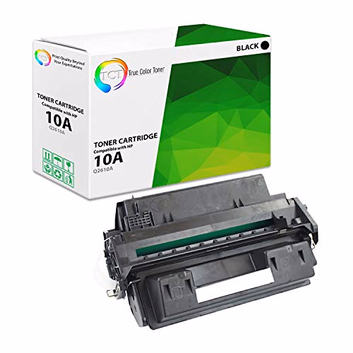 TCT Premium Compatible Toner Cartridge Replacement for HP 10A Q2610A Black Works with HP Laserjet 2300 2300L 2300N 2300D 2300DN 2300DTN Printers (6,000 Pages)
