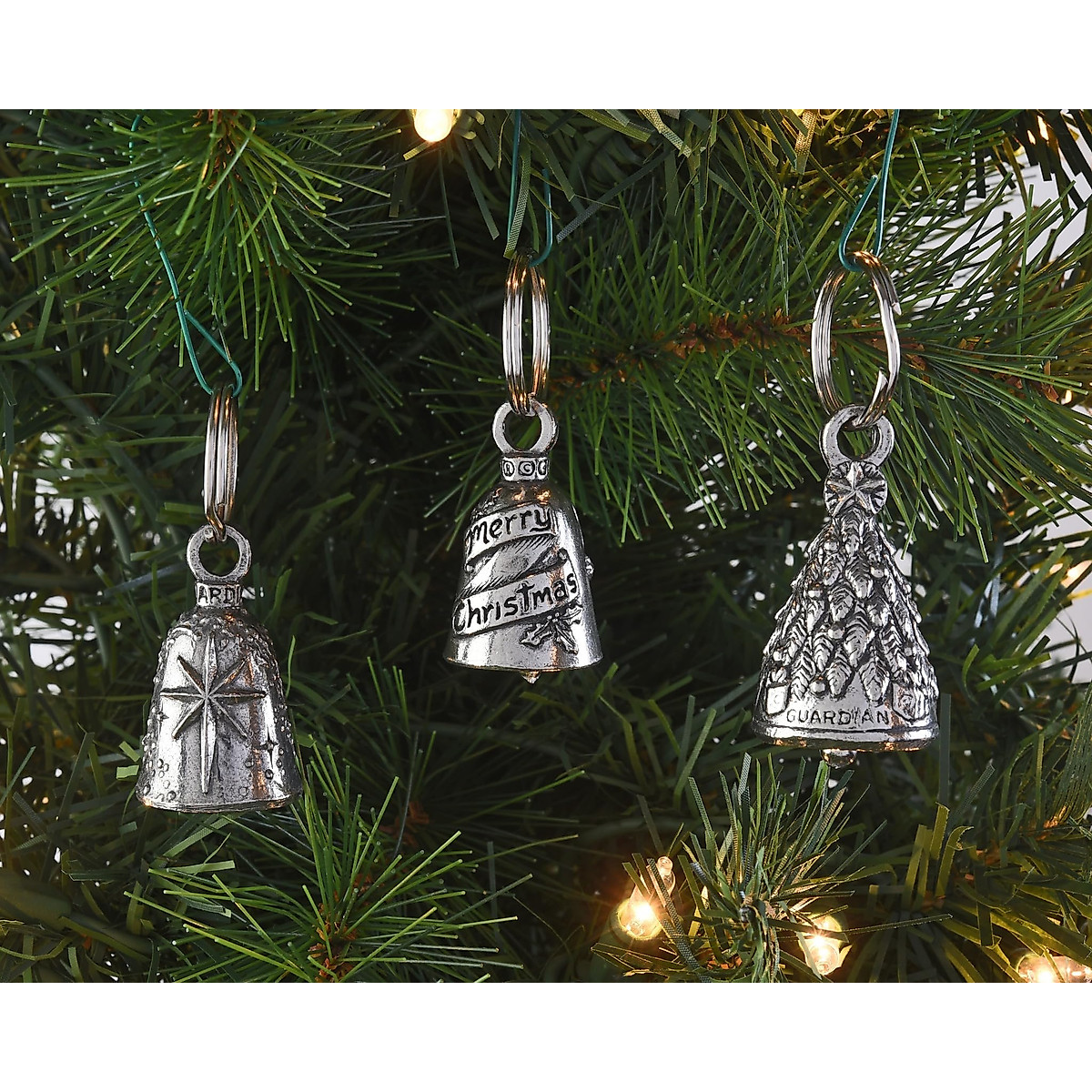 Guardian Bell Kraken Good Luck Bell w/Keyring & Black Velvet Gift Bag | Motorcycle Bell | Lead-Free Pewter | Good Luck Gift to Friends & Family | Bike Bell | Made in USA