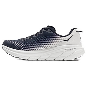 HOKA ONE ONE Women's Running Shoes, Black White, 8 US