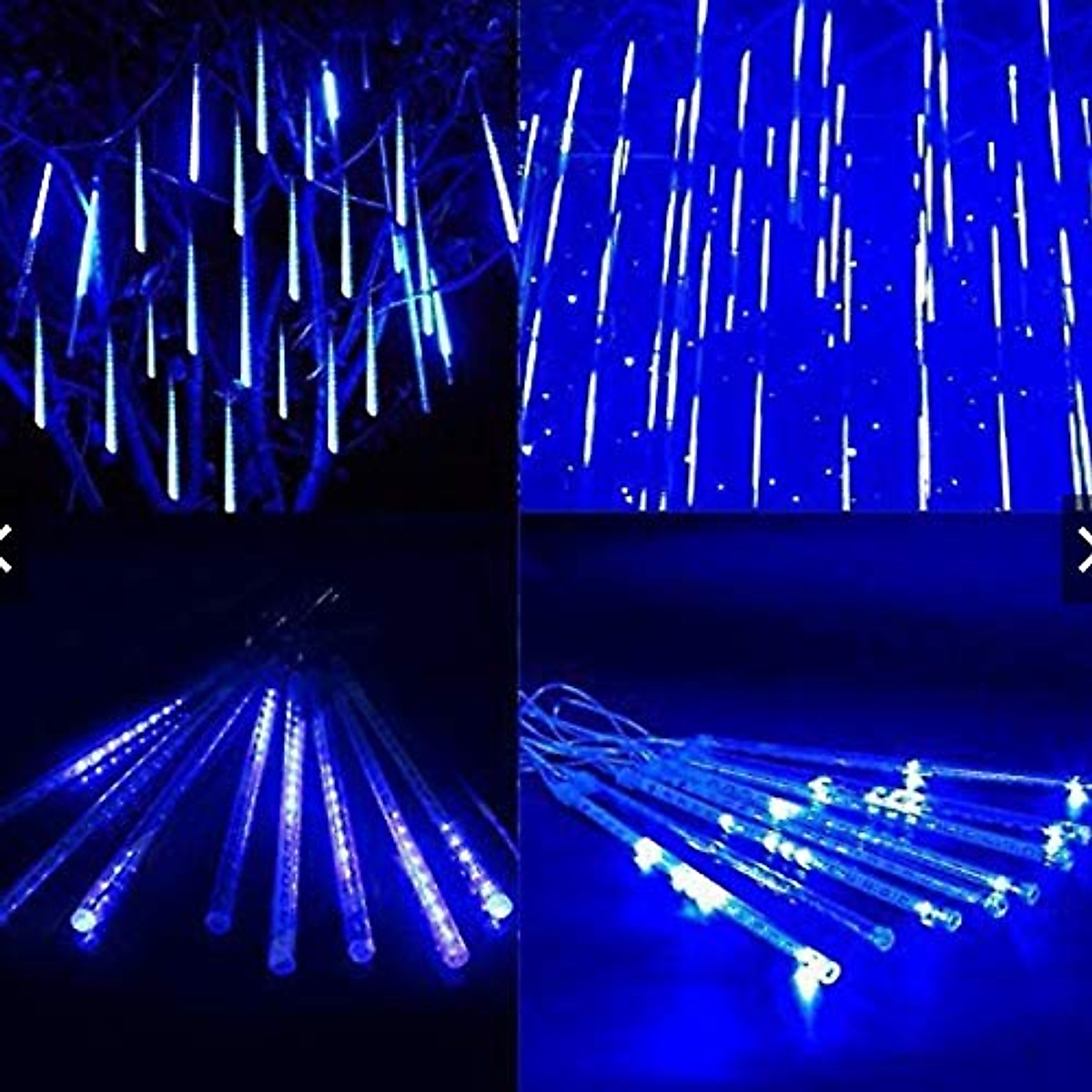 Lights 50CM Garden LED Rain Snowfalls Shower Xmas Party Tree Outdoor LED light Christmas Lights Warm Indoor Led