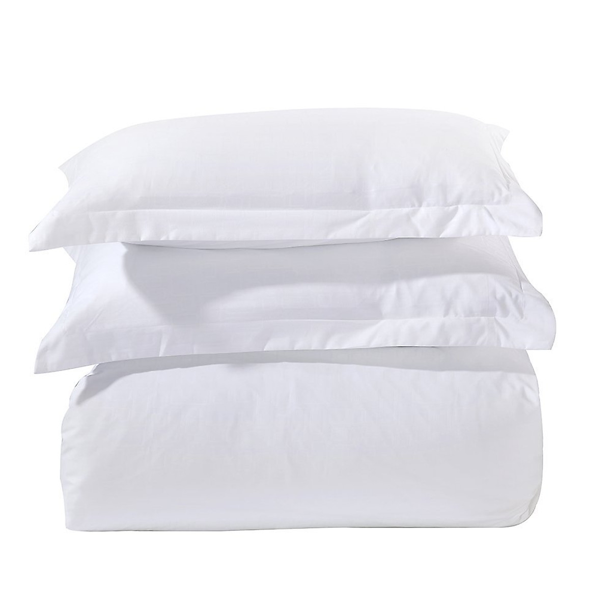 ITALIAN 1200 Thread Count Egyptian Cotton Duvet Cover Set , King, White