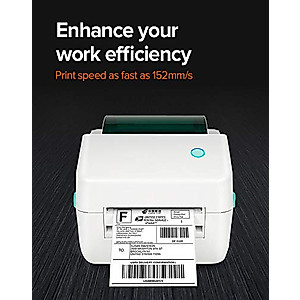 Fangtek Shipping Label Printer - Direct Thermal High Speed Printer - Compatible with Amazon, Ebay, Etsy, Shopify - 4×6 Label Printer & Multifunctional Printing